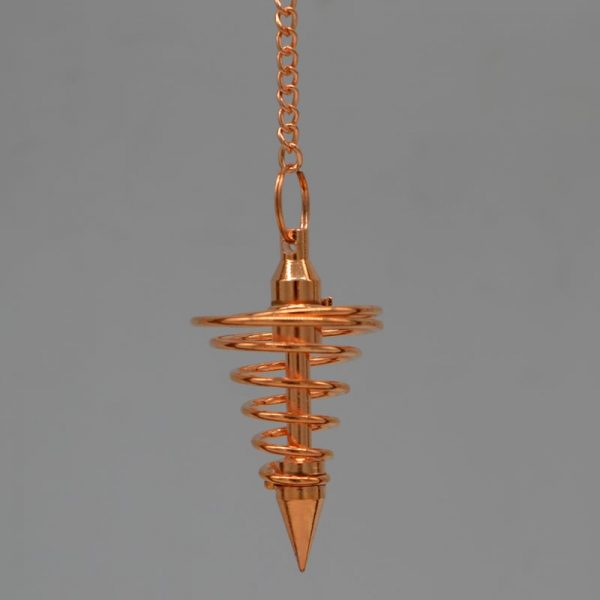 Pendulum Metal spiral: copper color - StoneAge